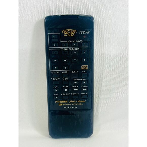 Other | Fisher Rdac143a Cd Changer Remote Control | Poshmark